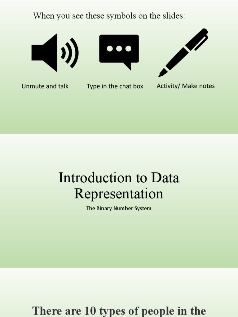 When You See These Symbols On The Slides:: Type in The Chat Box Unmute ...