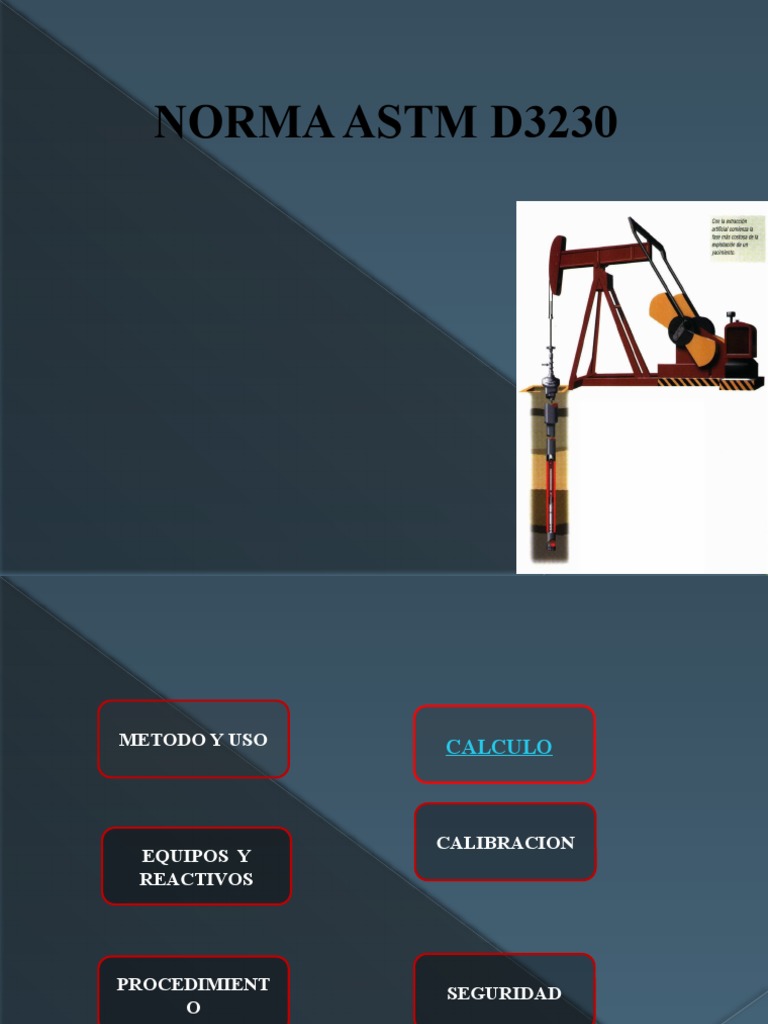 Análisis de Sal en Crudo ASTM D3230 | PDF | sal | Química