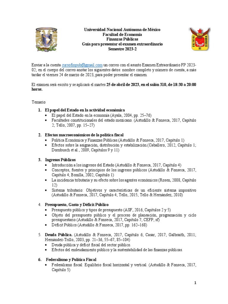 FP Guía Ea 2023-02 | PDF | La política fiscal | México