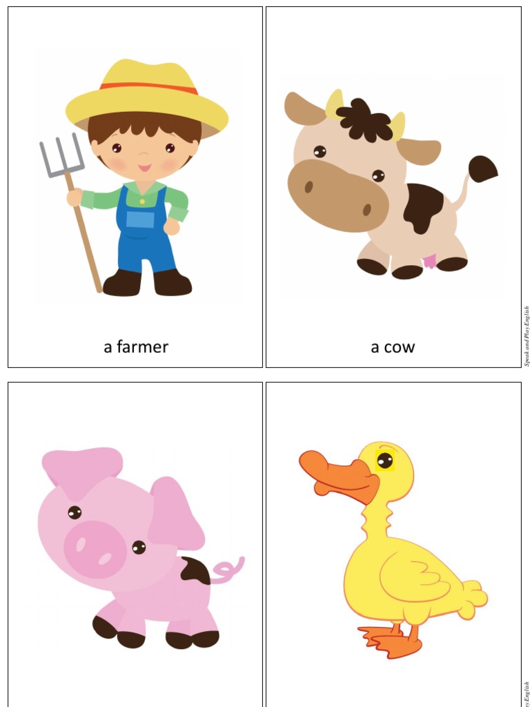 flashcards-chanson-Old-MacDonald-Had-a-Farm-activities-preschool ...