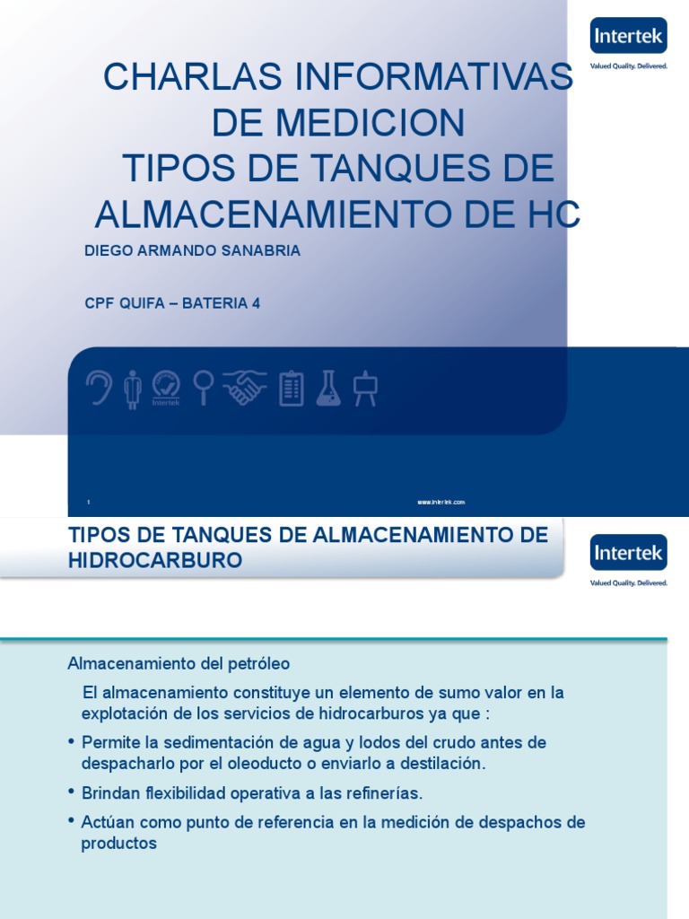 Tipos de Tanques | Descargar gratis PDF | Petróleo | Tanques