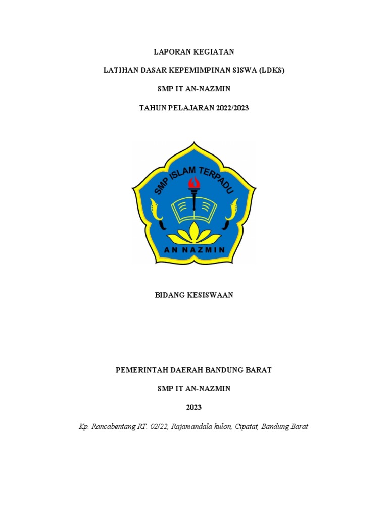 Laporan Kegiatan LDKS | PDF