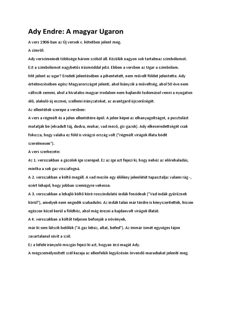 Ady Endre | PDF