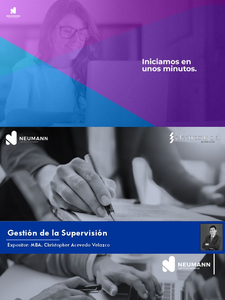 GESTION DE LA SUPERVISION Sesión I | PDF | Liderazgo | Máster en ...