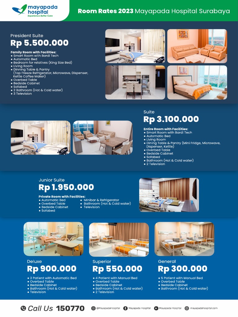 Tarif Kamar 2023 A4 MHSB | PDF