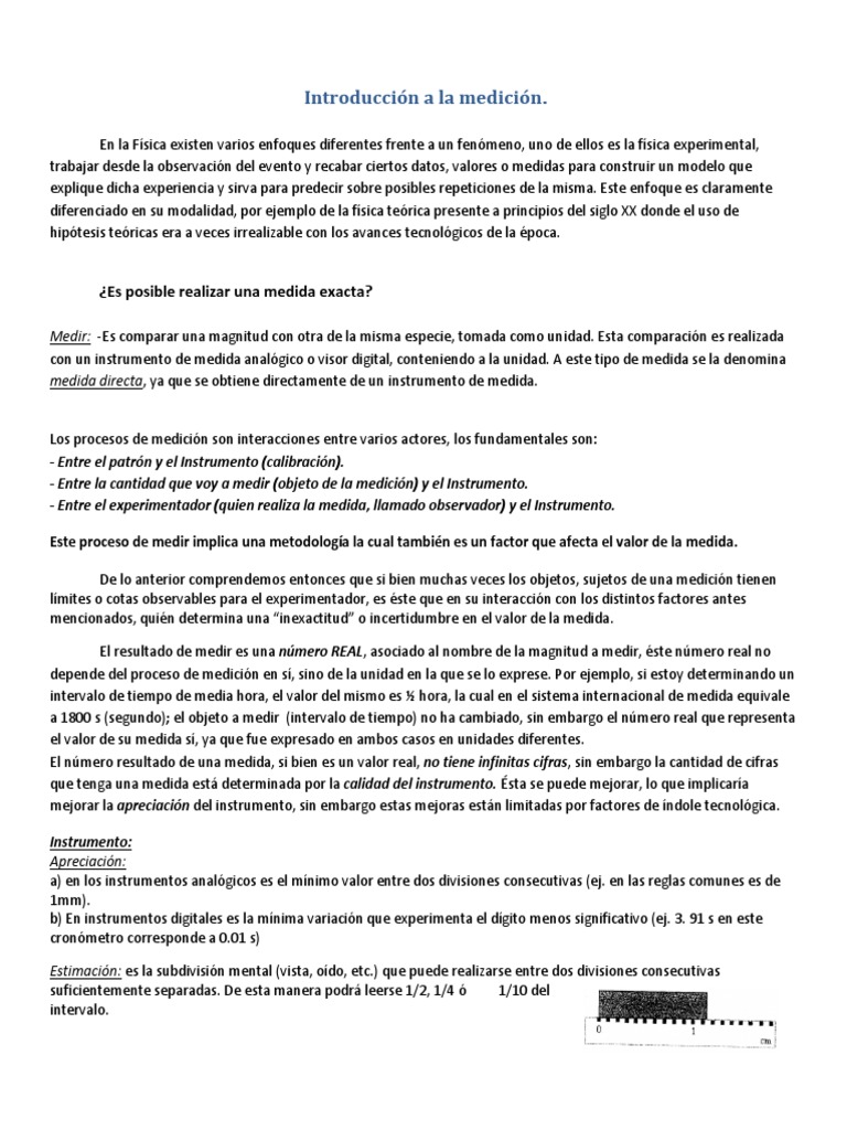 Conceptos Básicos de Medición | PDF | Medición | Pendiente