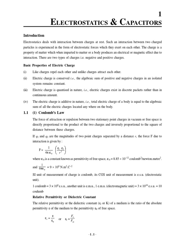 Electrostatics Concert | PDF | Electric Charge | Electric Field