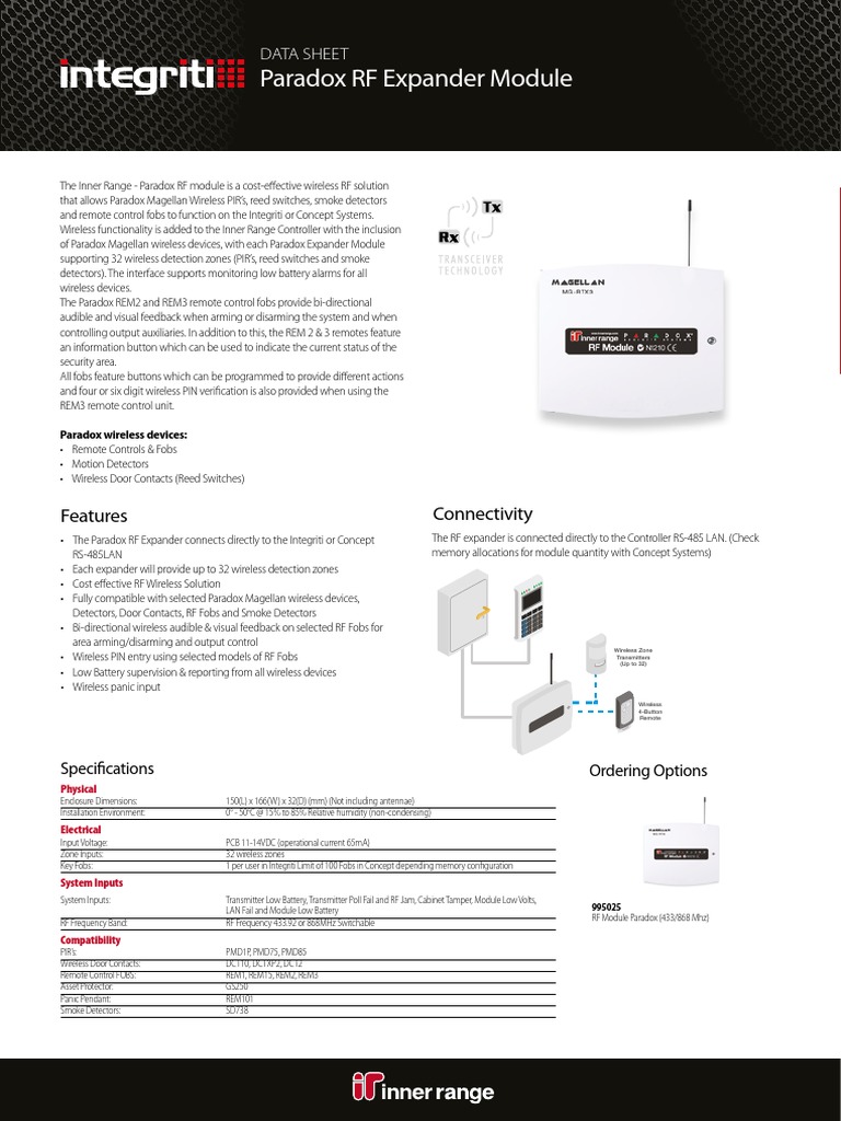 IR-995025 Datasheet | PDF | Wireless | Remote Control