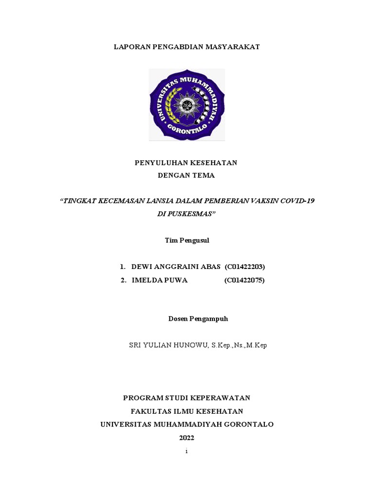 Laporan PKDM Kel.v | PDF