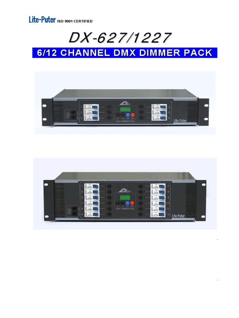 Lite-Puter DX-627 DX-1227 Manual | PDF | Computer Engineering | Manufactured Goods