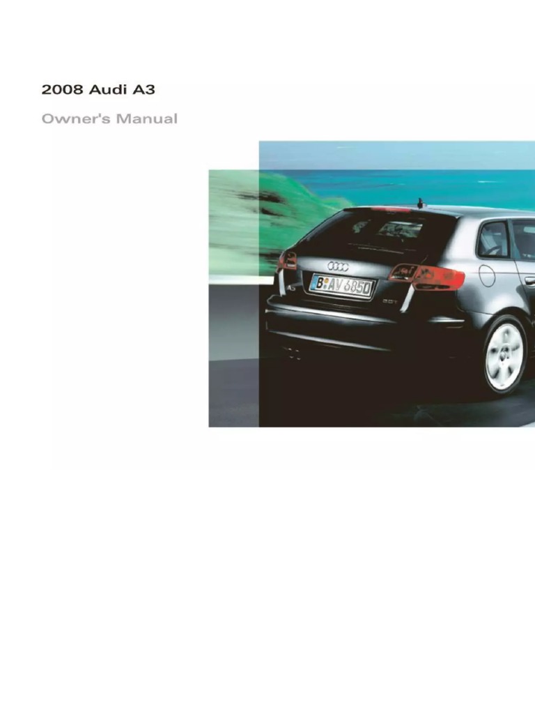 Manuale Audi A3 Pdf Italiano
