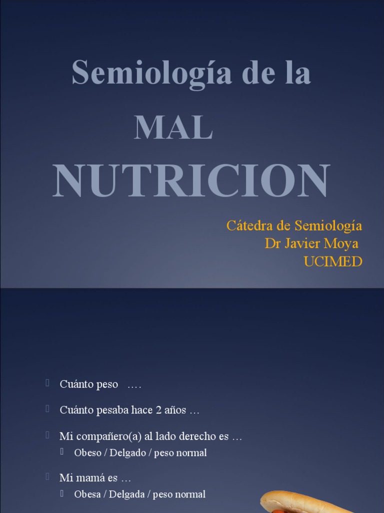 Semio Nutricion | PDF | Obesidad | Nutrición