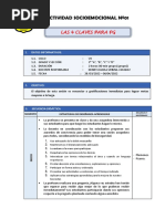 Actividad de Aprendizaje Socioemocional 1 | PDF | Cognición | Ciencia ...