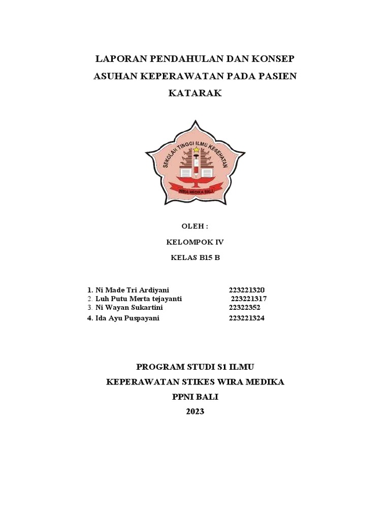 Askep Katarak KLP 4 | PDF