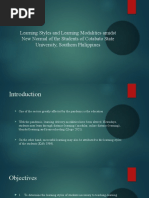 Perceptual Learning Style Preference Questionnaire | PDF | Learning ...