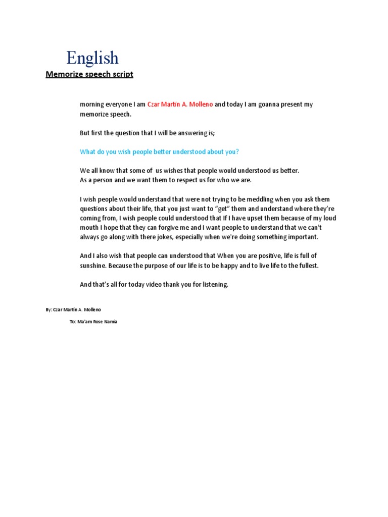 English 7 SPJ Speech SCRPT | PDF