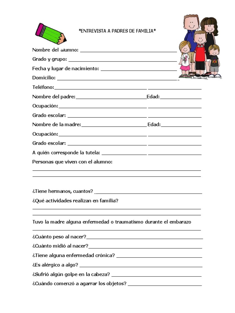 Entrevista a Padres de Familia | PDF
