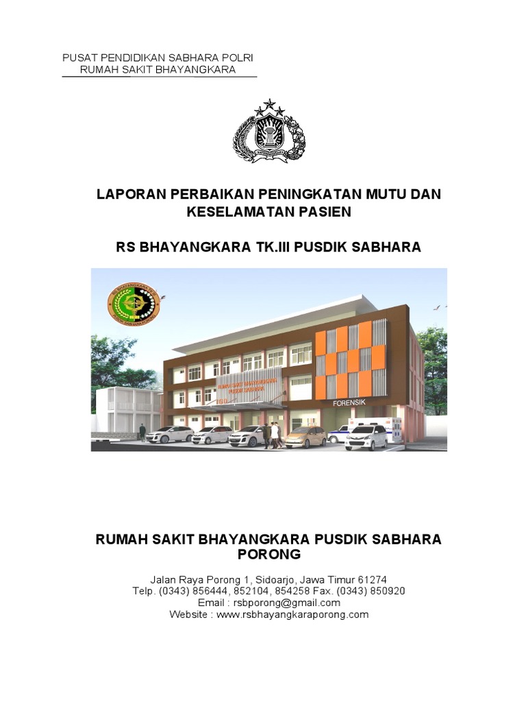 COVER Laporan Perbaikan Mutu | PDF