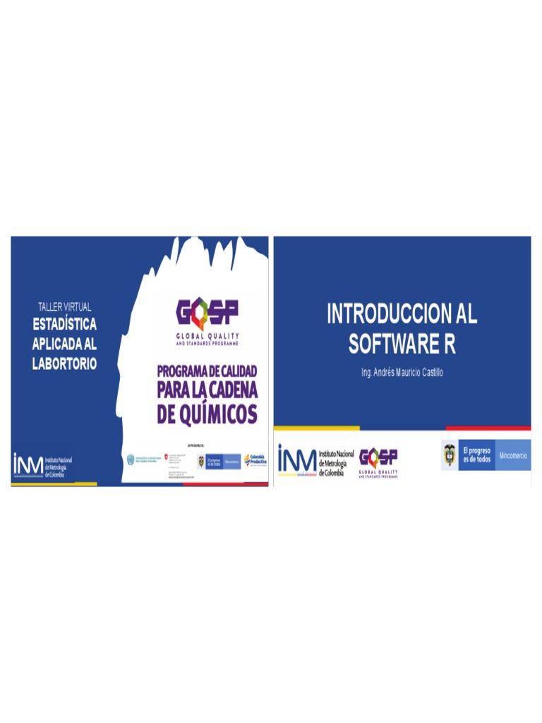 01 Introduccion Al Software R | PDF | Matriz (Matemáticas) | Archivo de computadora