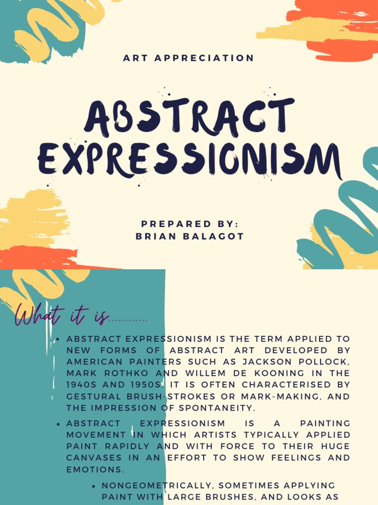 Abstract Expressionism | PDF