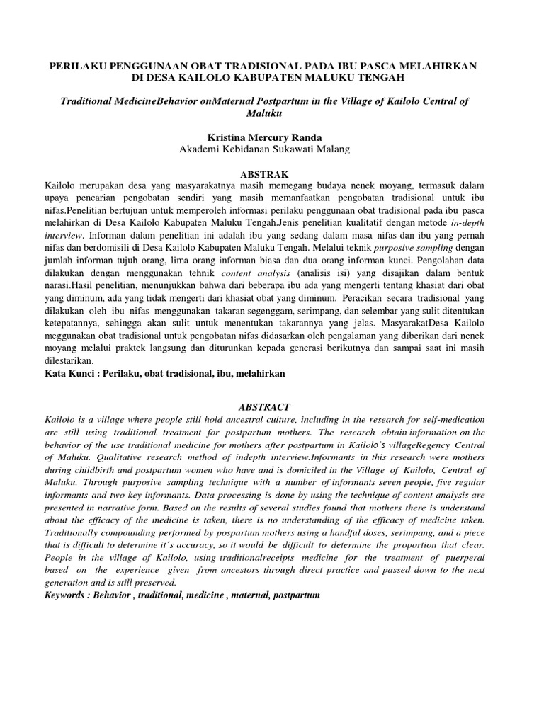 Tugas Jurnal Kebidanan Pdf