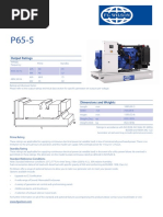 P65-5 FG Wilson Generator Manual | PDF