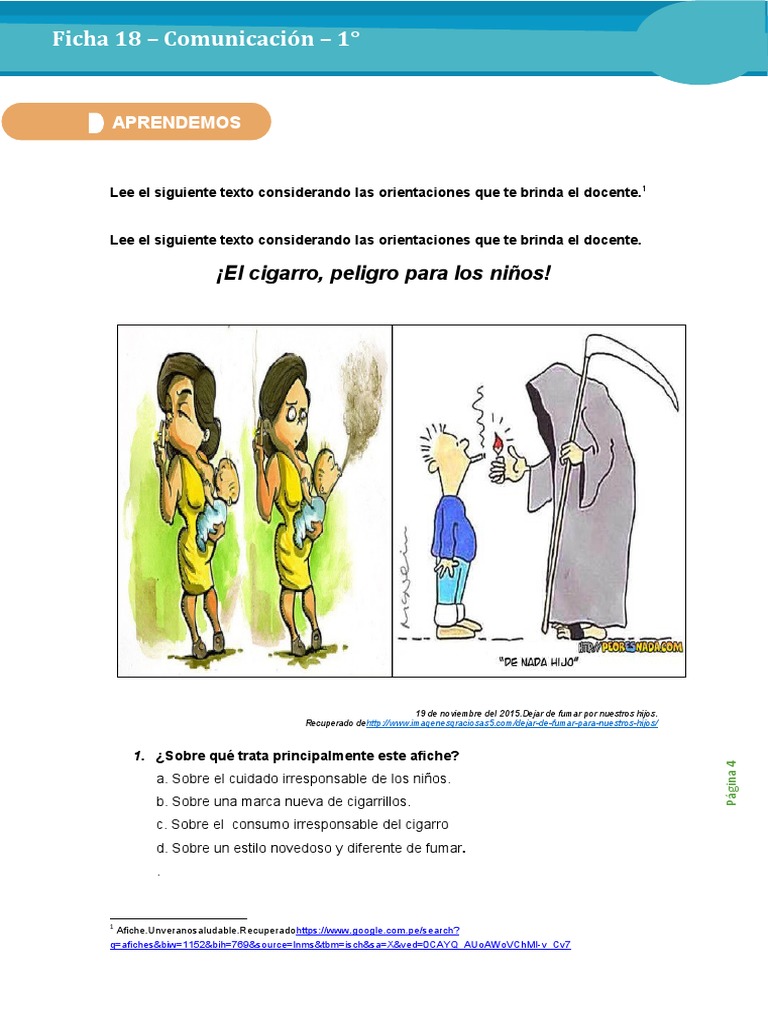 RP-COM1-K18-Ficha N°18 | PDF | Tolerancia | Cigarrillo