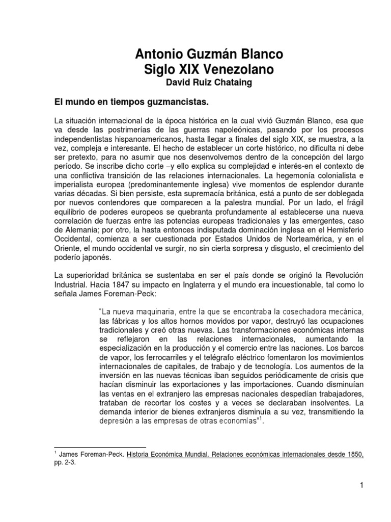 Antonio Guzmán Blanco - Siglo XIX Venezolano - David Ruiz Chataing ...