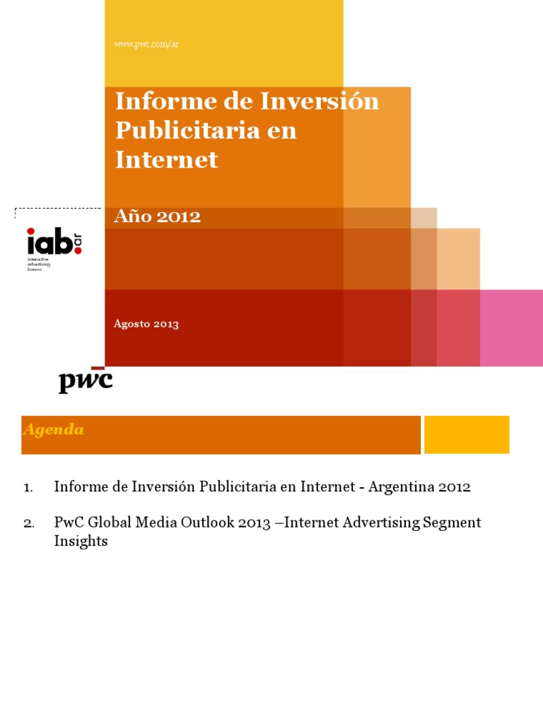 PWC Informe de Inversion Con Data Global | PDF | Internet | Business