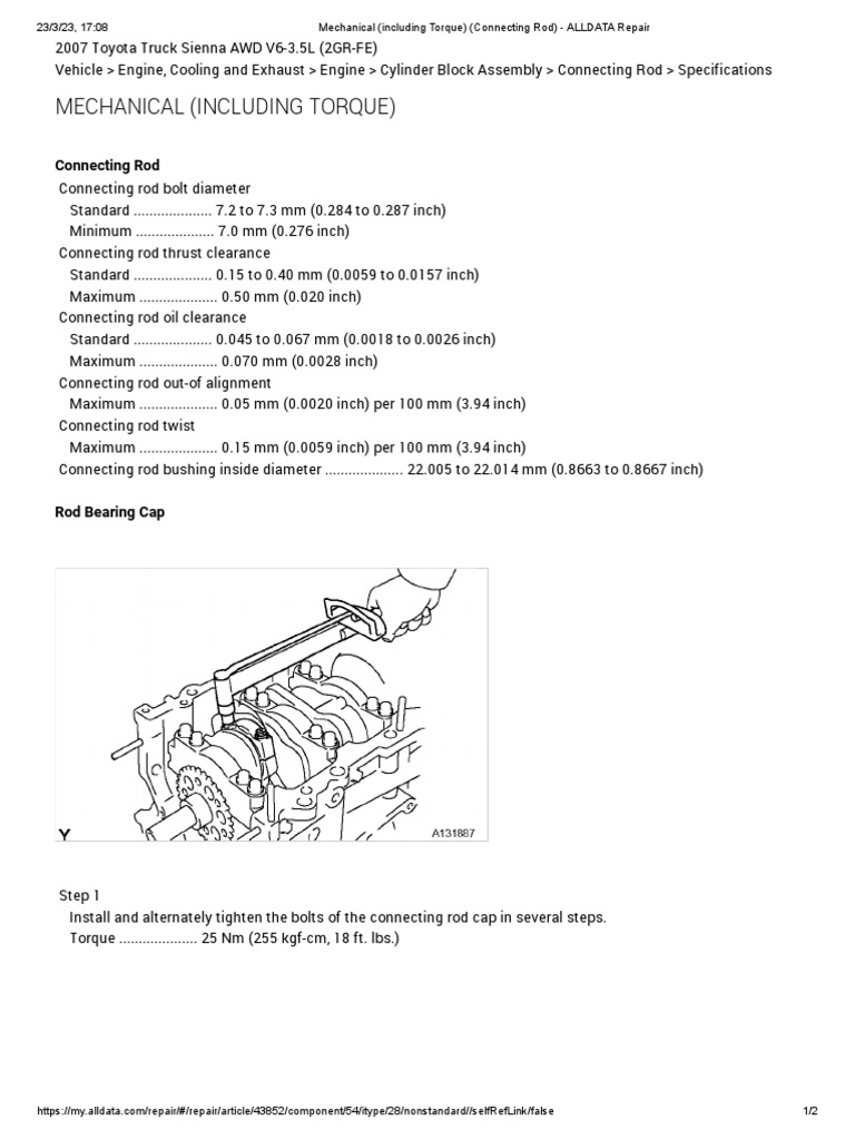 Mechanical (Including Torque) : Connecting Rod | PDF