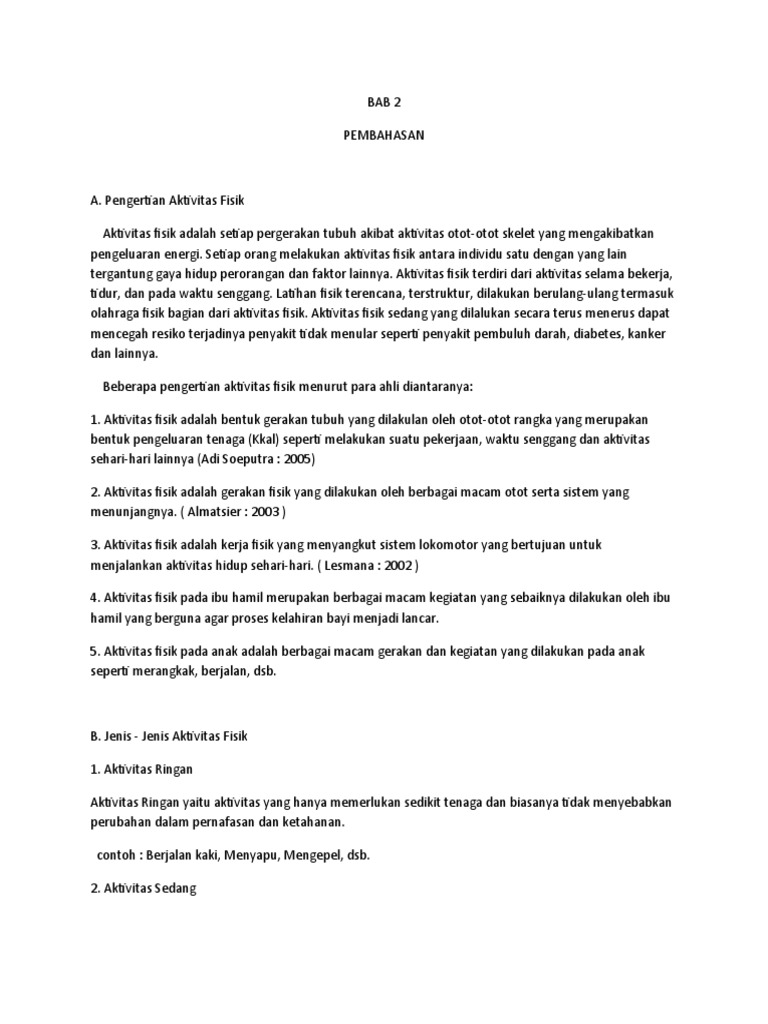 Bab 2 Pembahasan | PDF | Gaya Hidup