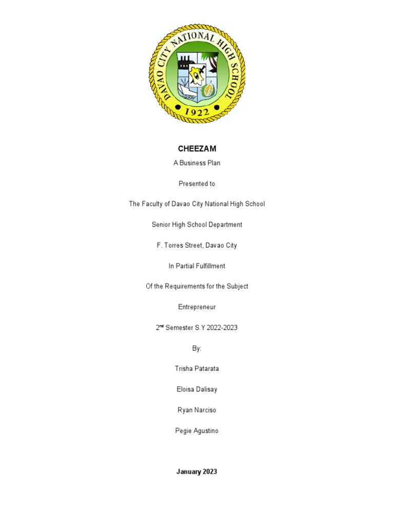High School Snack Biz Plan | PDF | Income Statement | Employment