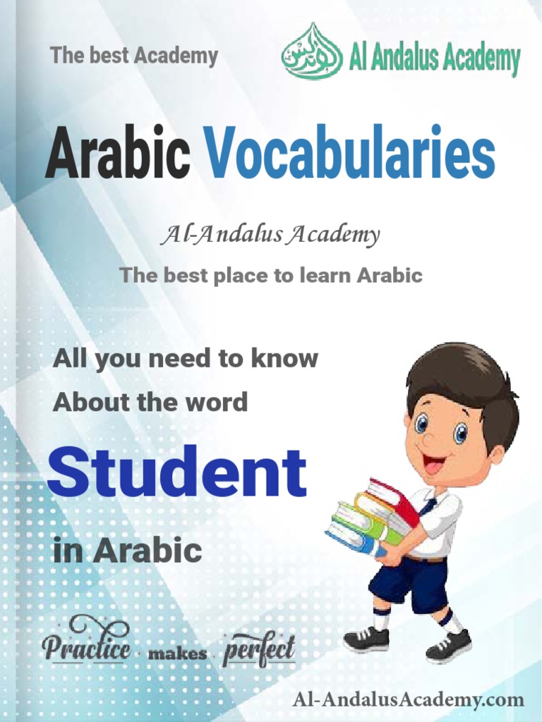 Arabic Grammar and Vocabulary Guide | PDF | Grammatical Number ...