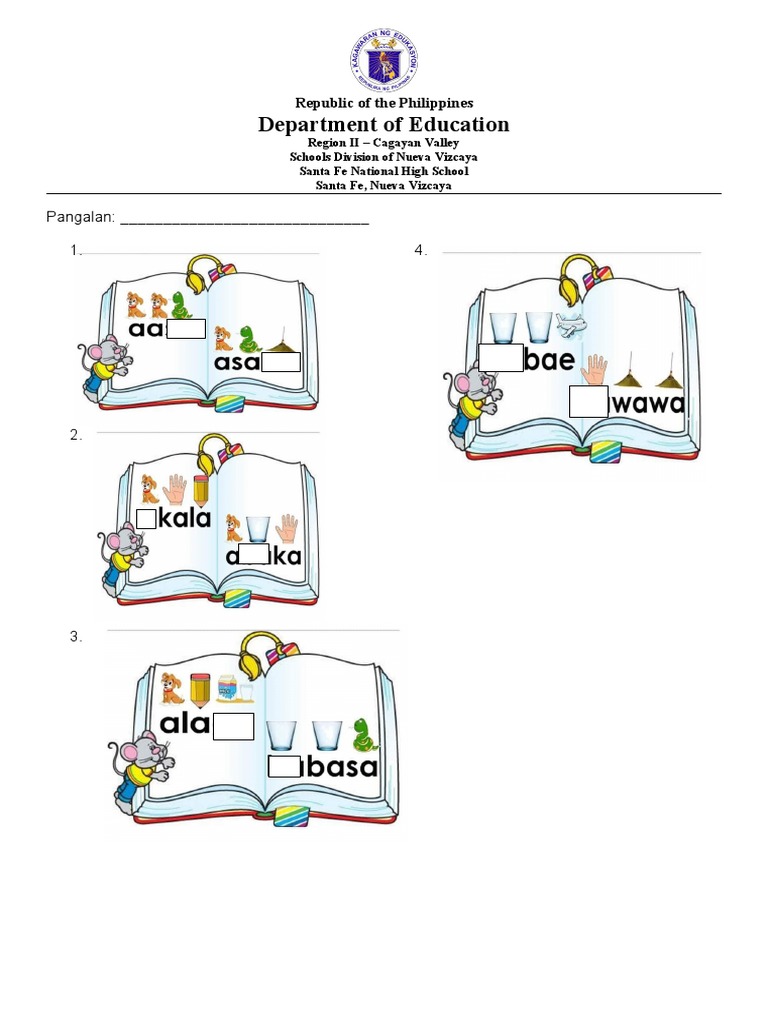 ACTIVITY SHEET FOR CLAVERIA | PDF