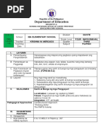 LS1 Fil. LESSON PLAN (Sanhi at Bunga) FINAL | PDF