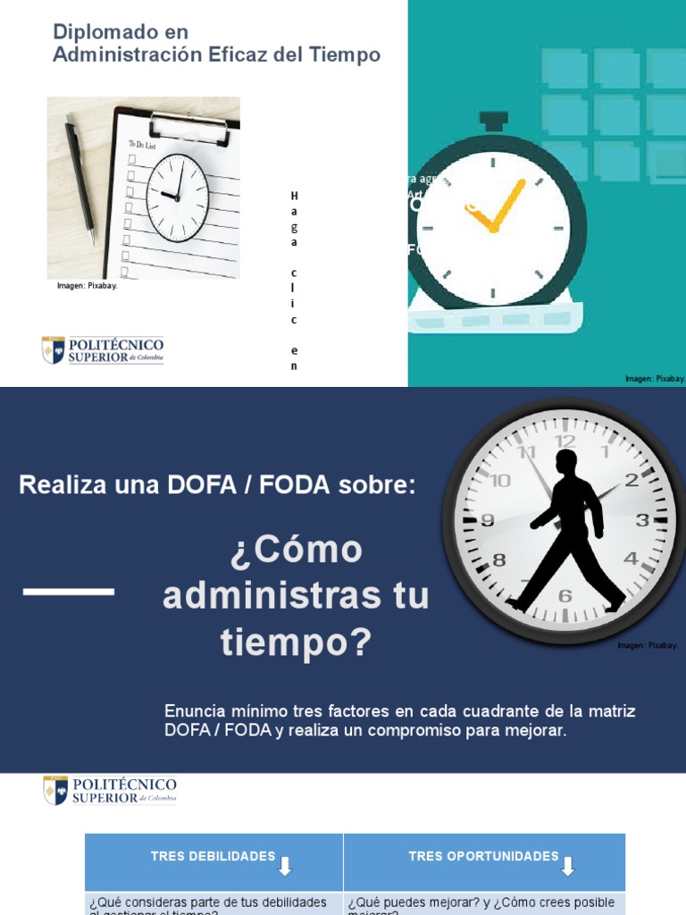 Mi DOFA Del Tiempo | PDF | Negocios | Relaciones personales, crianza y ...