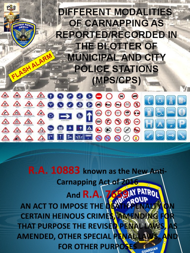 ANCAR Modalities 2 | PDF | Carjacking | Fraud