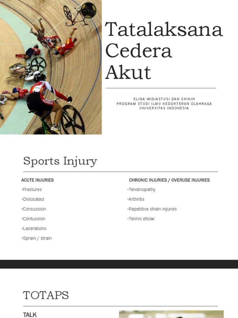 Tatalaksana Cedera Akut | PDF