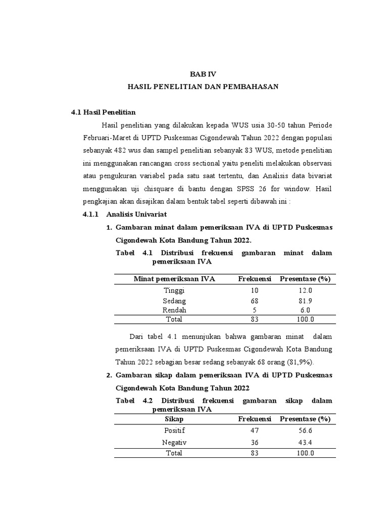 BAB IV Dan BAB V | PDF