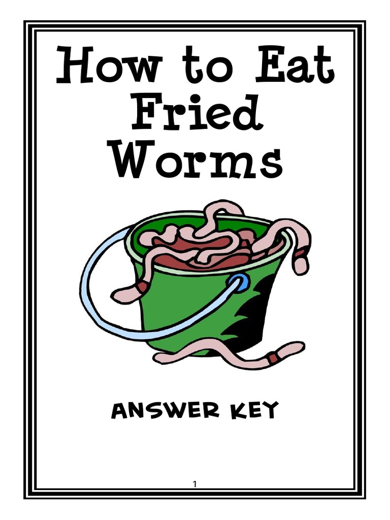 How To Eat Fried Worms: Answer Key | PDF | Vocabulary | Part Of Speech