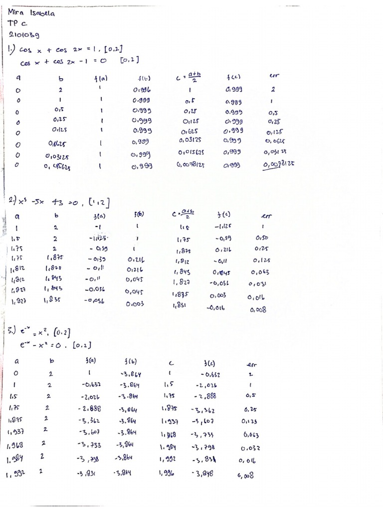 Bisection Metode | PDF