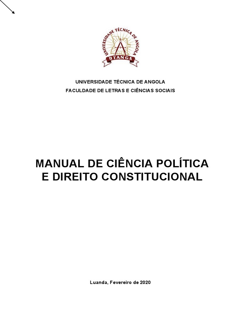 Manual de Ciência Política E Direito Constitucional | PDF ...