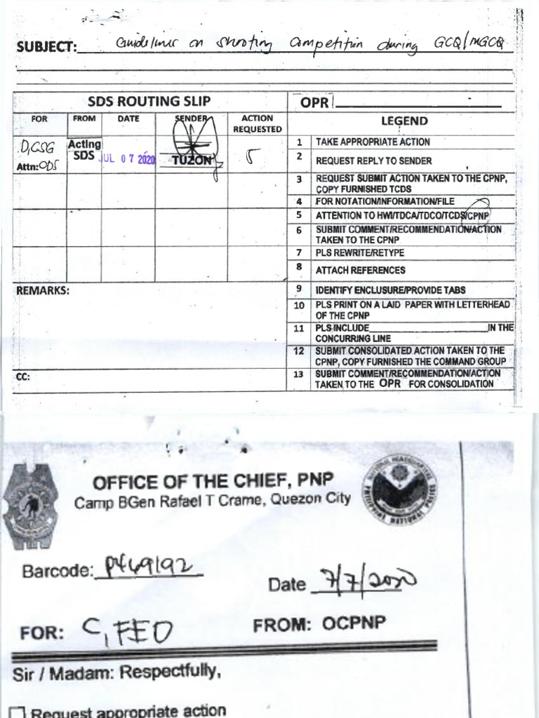 GUIDELINES ON SHOOTING COMPETITION DURING GCQ-MGCQ | PDF