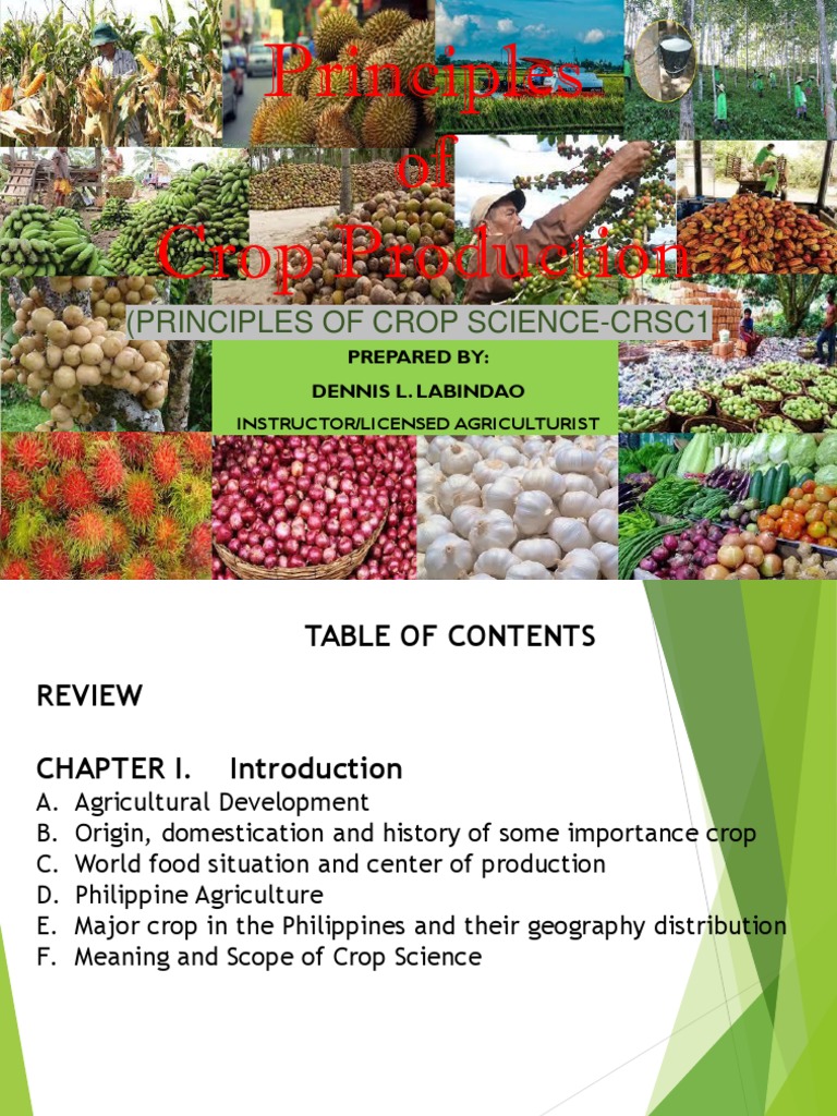 Crop Science | PDF | Agriculture | Nutrients