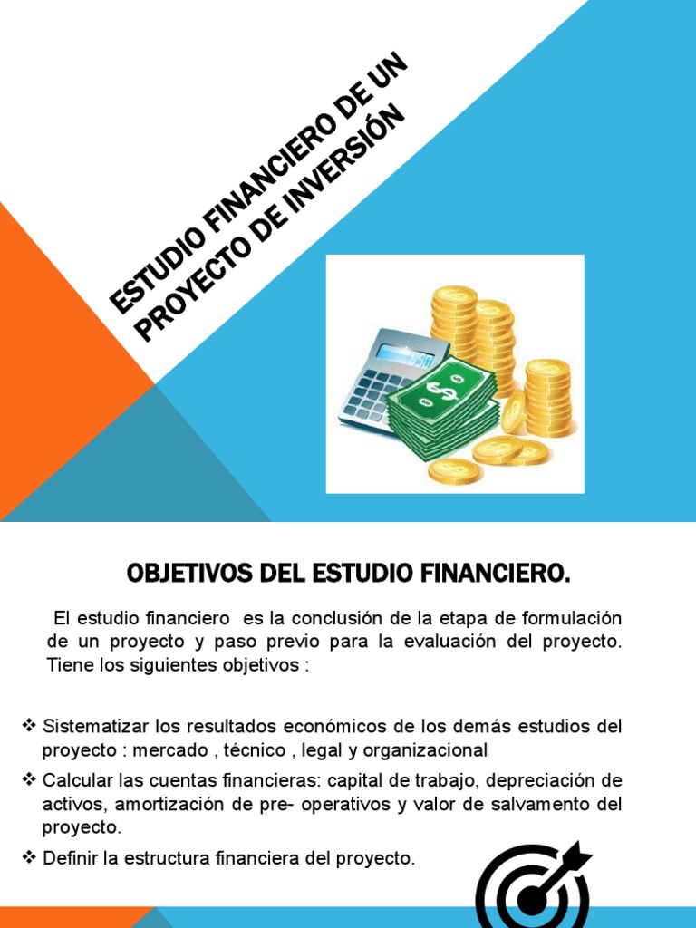 Estudio financiero de un proyecto de inversión 2 | PDF | Depreciación ...