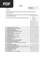 Cuestionario Parental Bonding Instrument | PDF | Ajedrez | Juegos y actividades