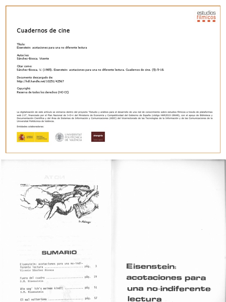 Cuadernos de Cine | PDF