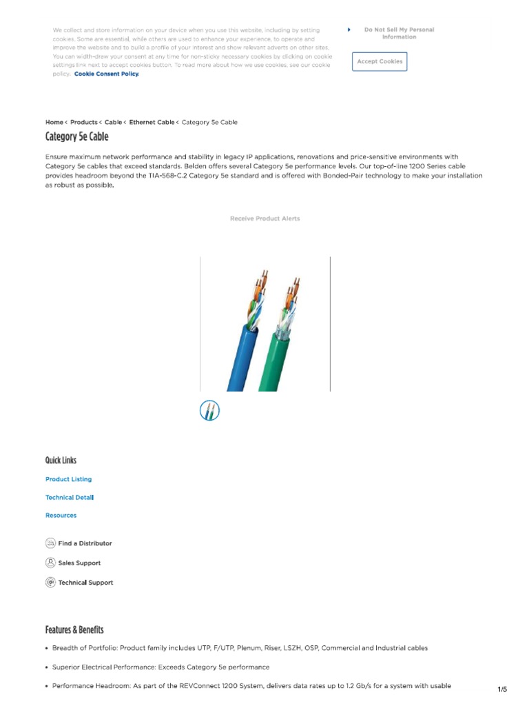 Belden Cat5 | PDF