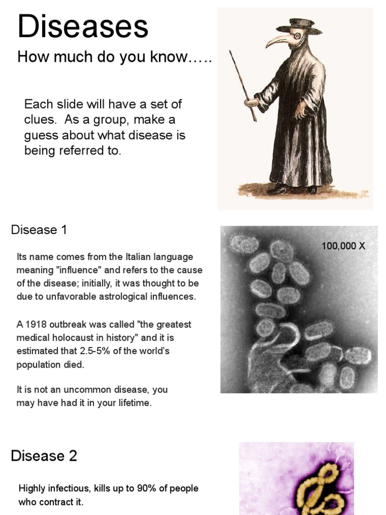 01 Diseases - Guess What It Is | PDF | Infection | Microbiology