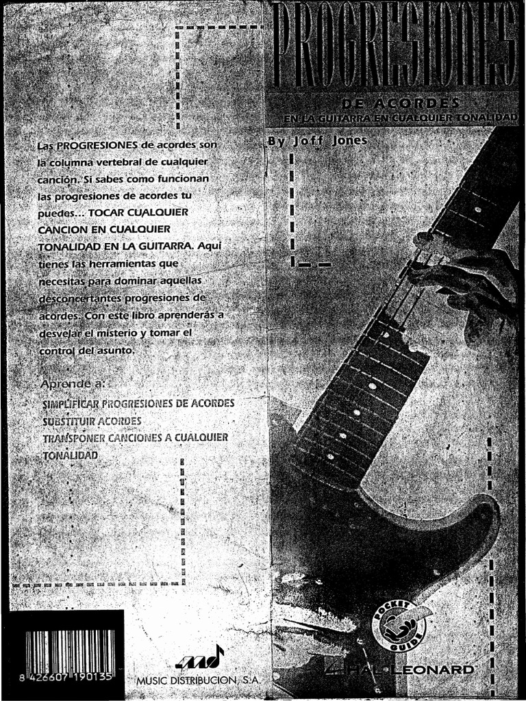 Progresiones de Acordes Guitarra | PDF | Acorde (Música) | Notación musical